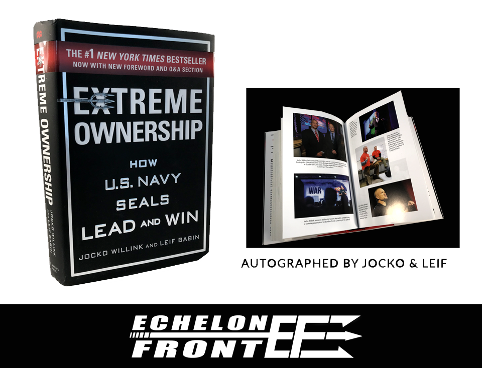 Autographed Book - Extreme Ownership – Echelon Front