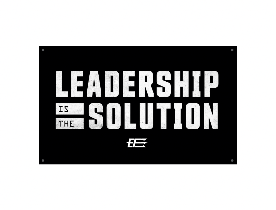 Flag - LEADERSHIP IS THE SOLUTION - 5'x3' – Echelon Front