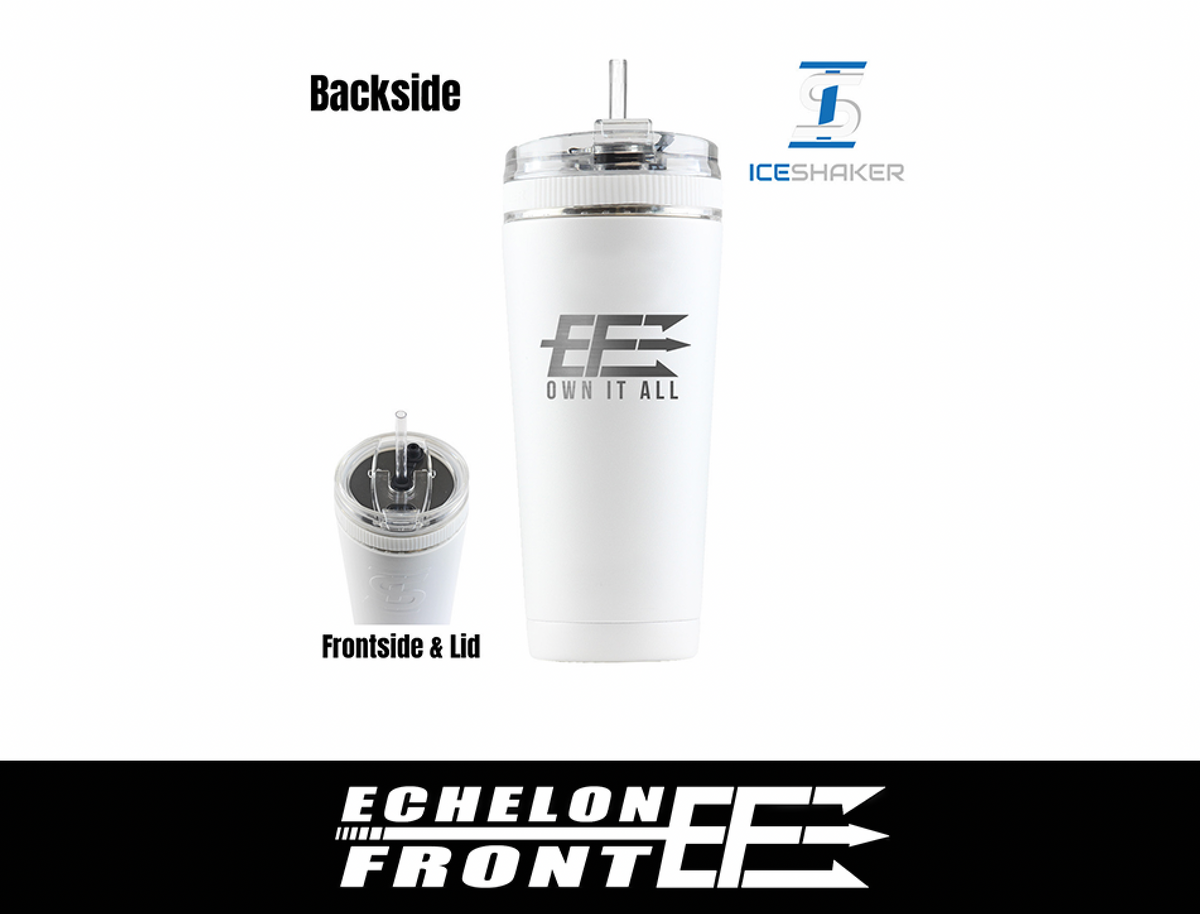 Ice Shaker - 26oz Insulated Flex Bottle - EF OWN IT ALL – Echelon Front