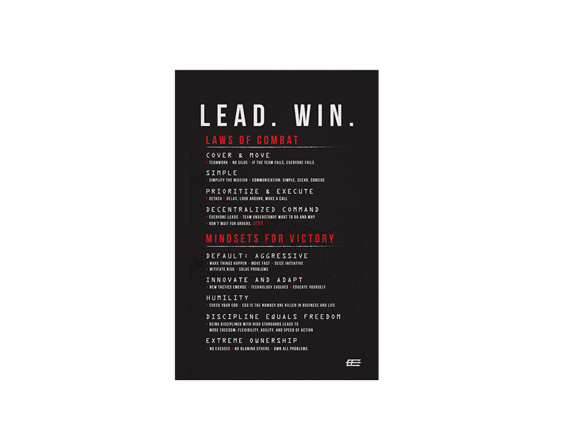Poster - LEAD.WIN. – Echelon Front