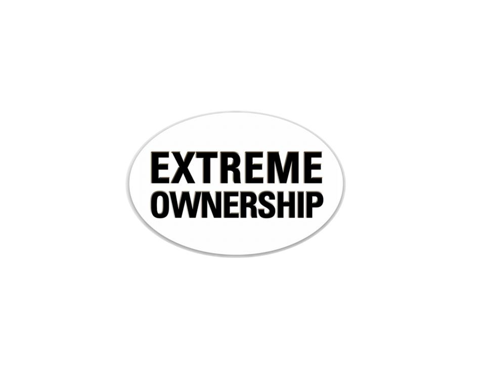 Sticker OVAL - Extreme Ownership – Echelon Front