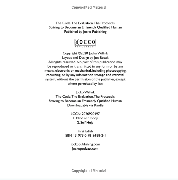 Book - The Code. The Evaluation. The Protocols – Echelon Front